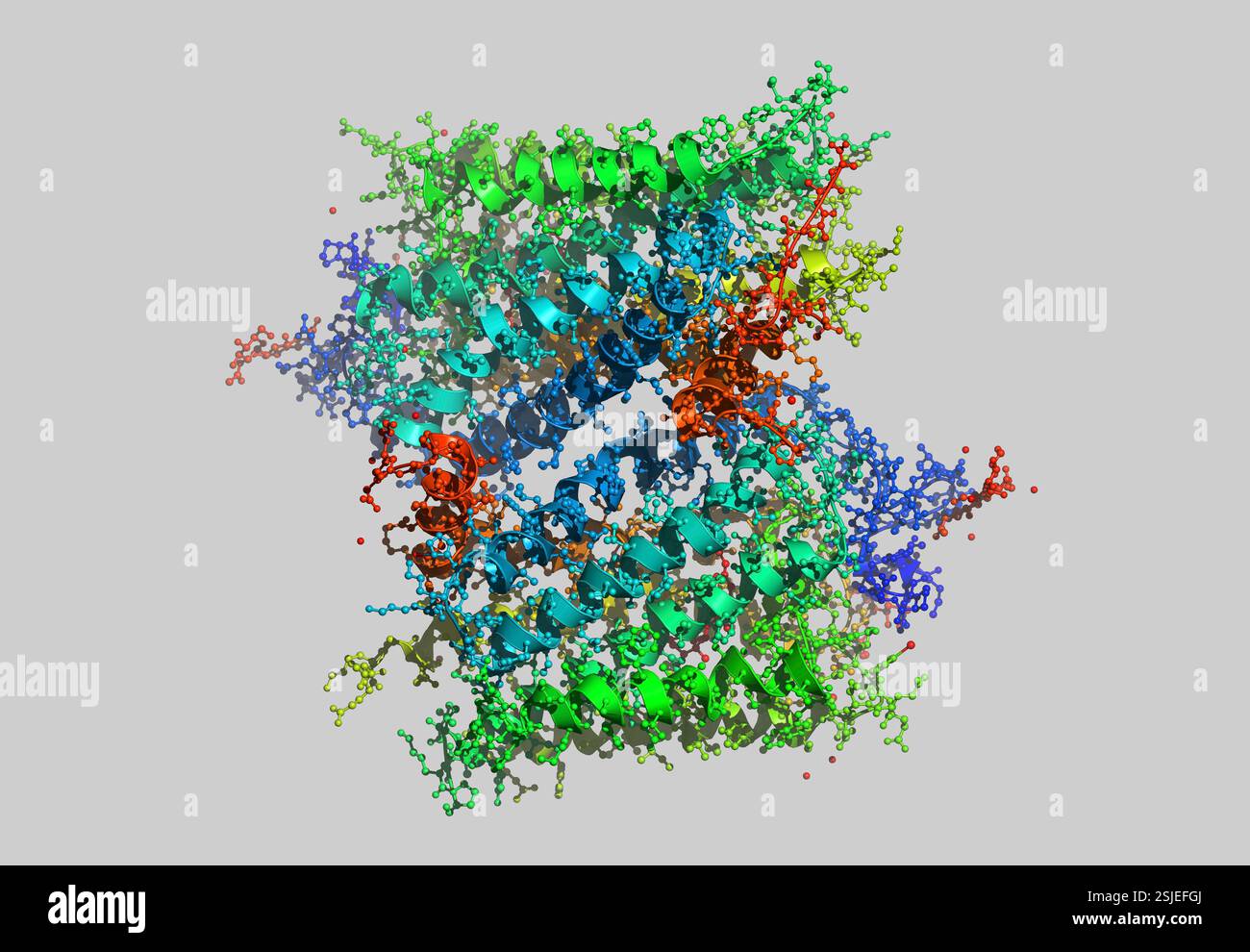 Pigment retina as a molecular model Stock Photo - Alamy