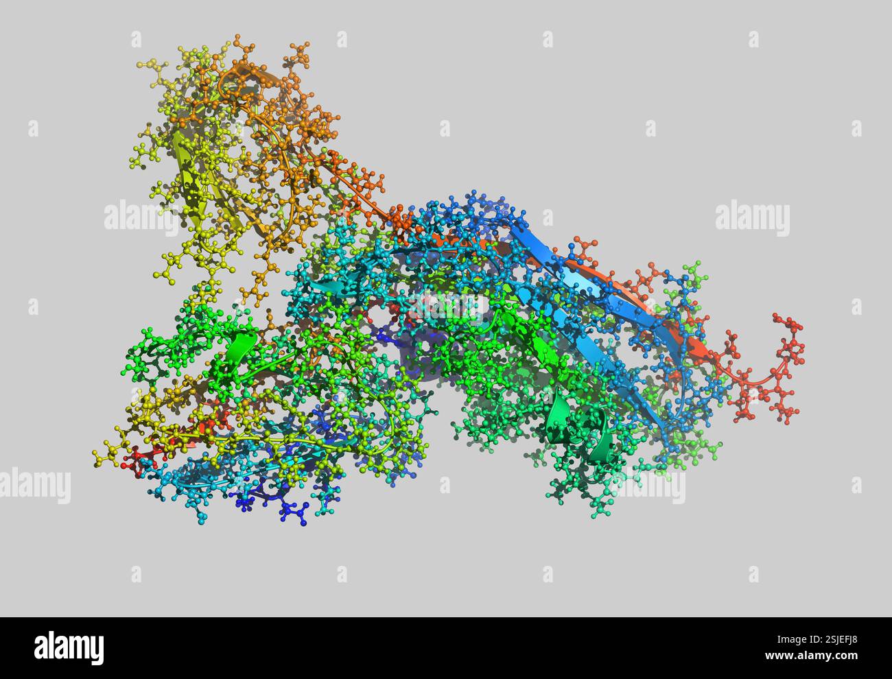 Cell dye as a molecular model Stock Photo - Alamy