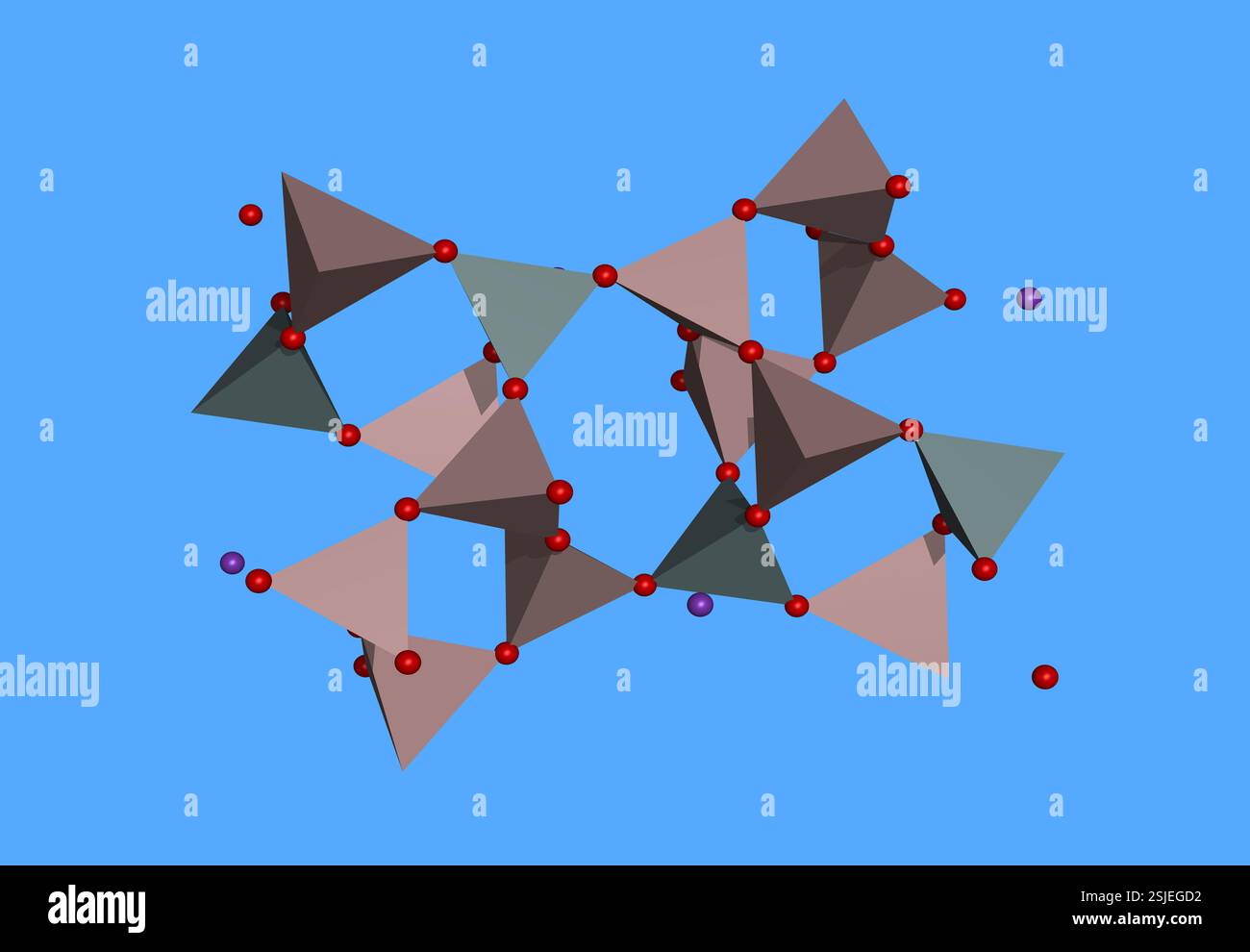 Mineral microlin as a molecular model Stock Photo - Alamy