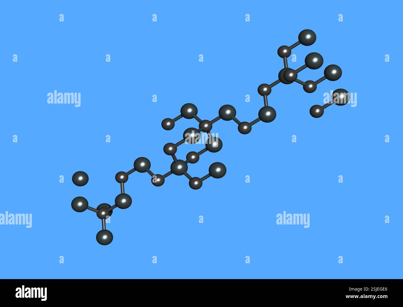 Mineral corundum as a molecular model Stock Photo - Alamy