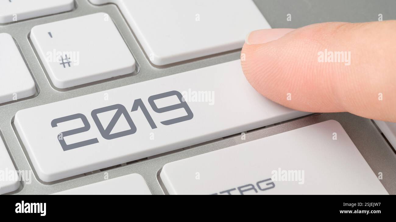 Keyboard with labeled key - 2019 Stock Photo - Alamy