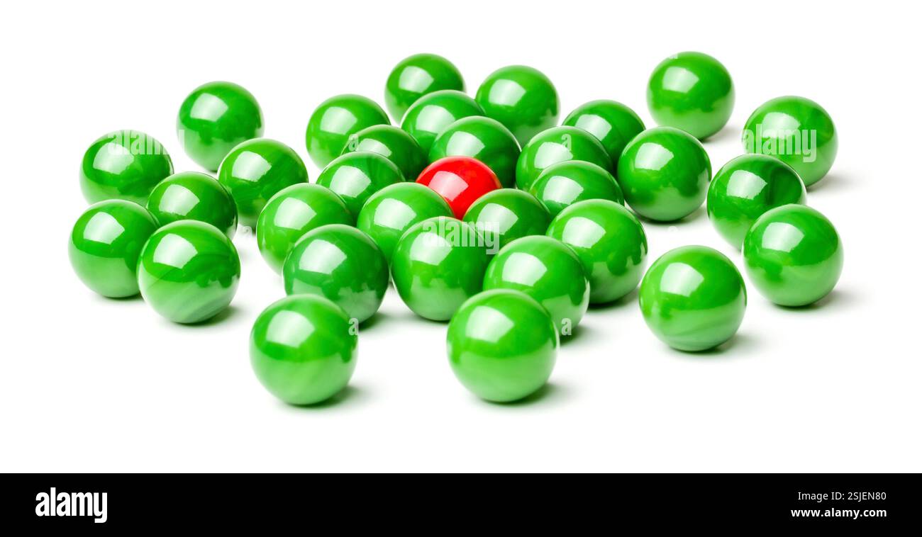 Concept with colored balls - distressing Stock Photo - Alamy