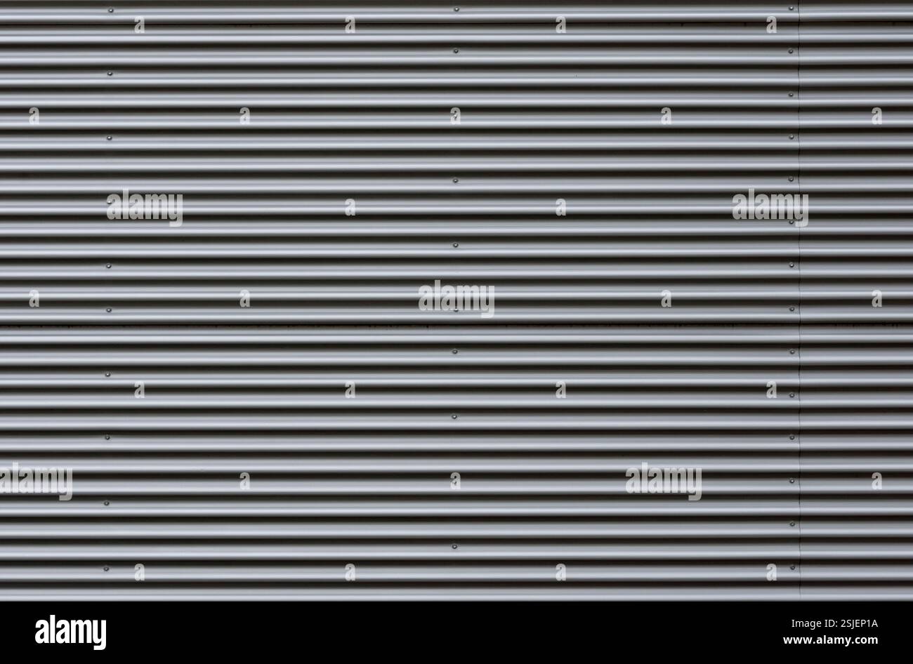 Corrugated sheet metal facade Stock Photo - Alamy