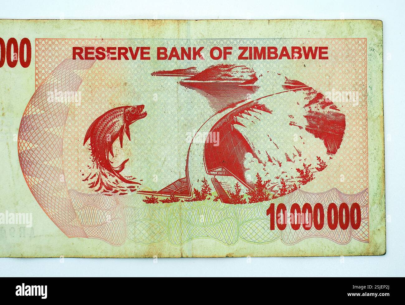 10 000 000 (ten million) Zimbabwean dollar banknote, Z$, Zimbabwe ...