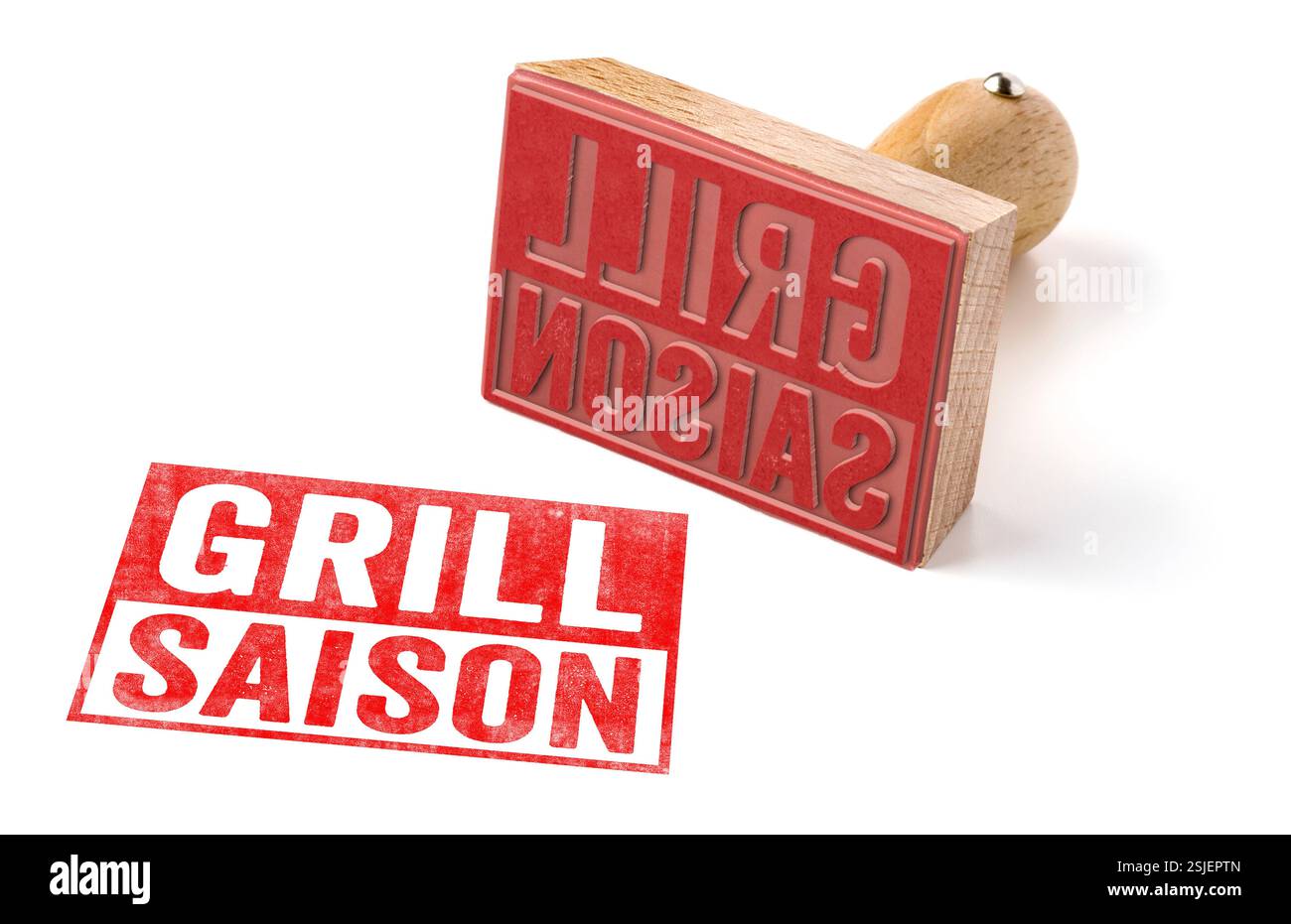 Bbq time barbecue party Cut Out Stock Images & Pictures - Alamy