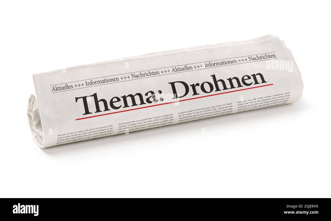 Newspaper flying Cut Out Stock Images & Pictures - Alamy