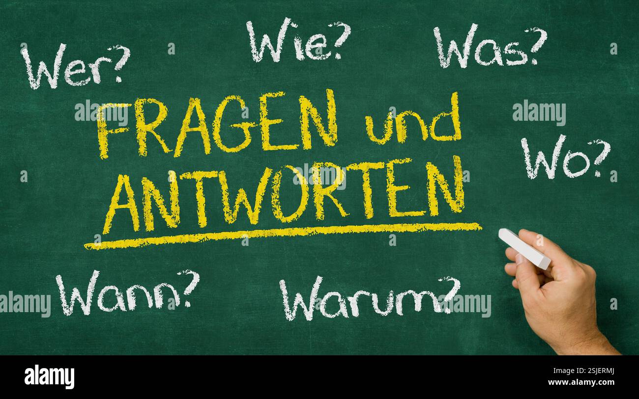 Questions and answers Stock Photo - Alamy