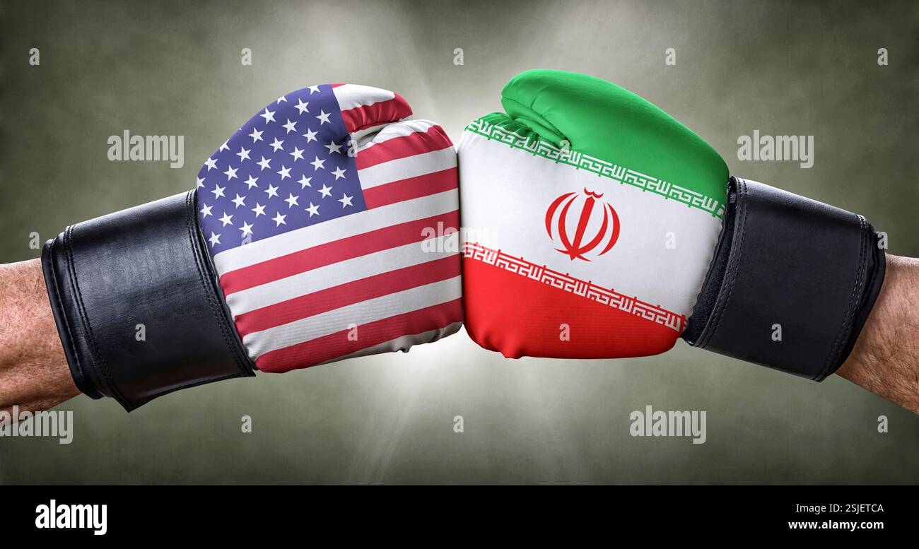 Boxing match usa vs iran hi-res stock photography and images - Alamy