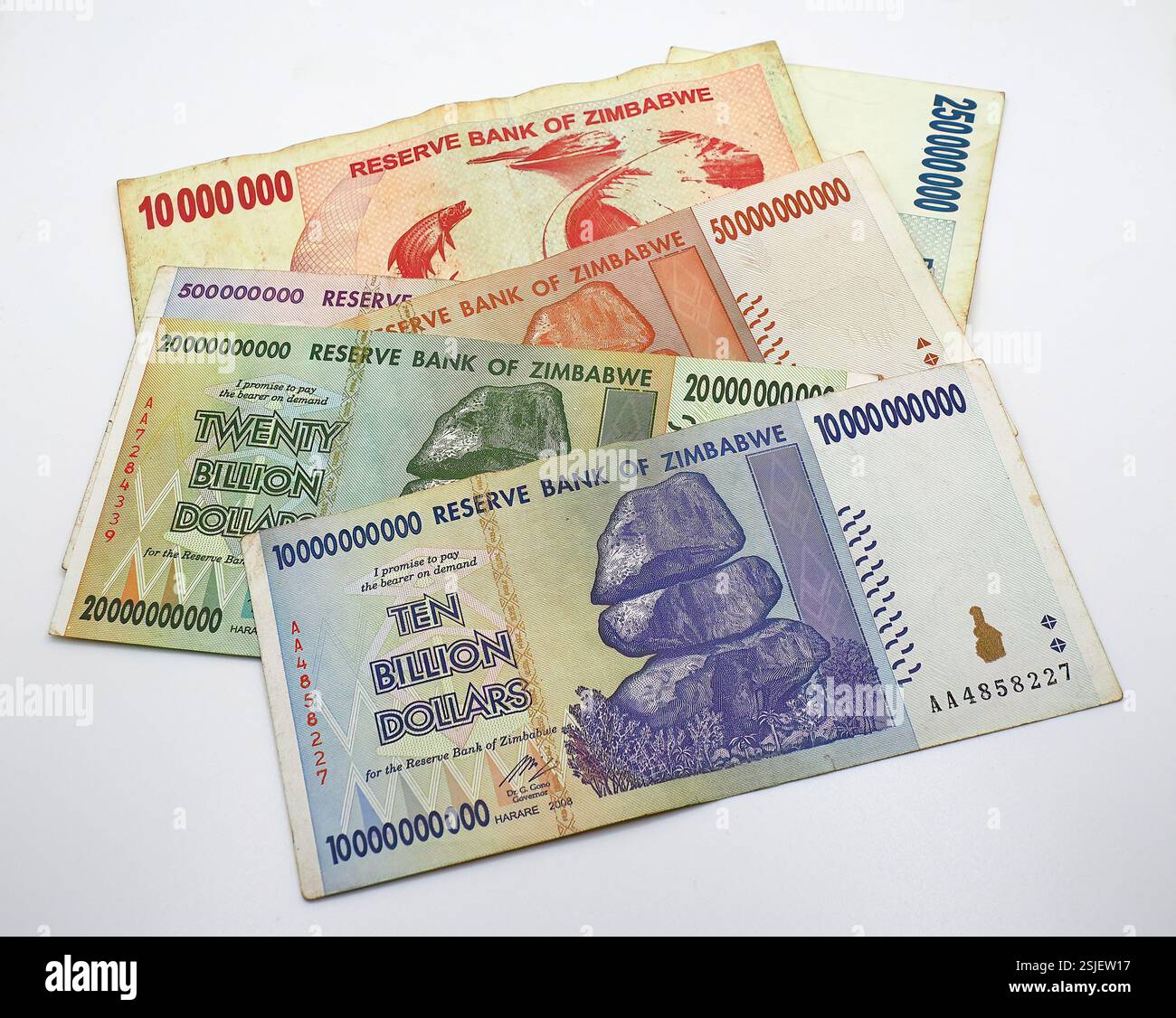 Zimbabwean dollar banknotes, Z$, Zimbabwe, Africa Stock Photo - Alamy