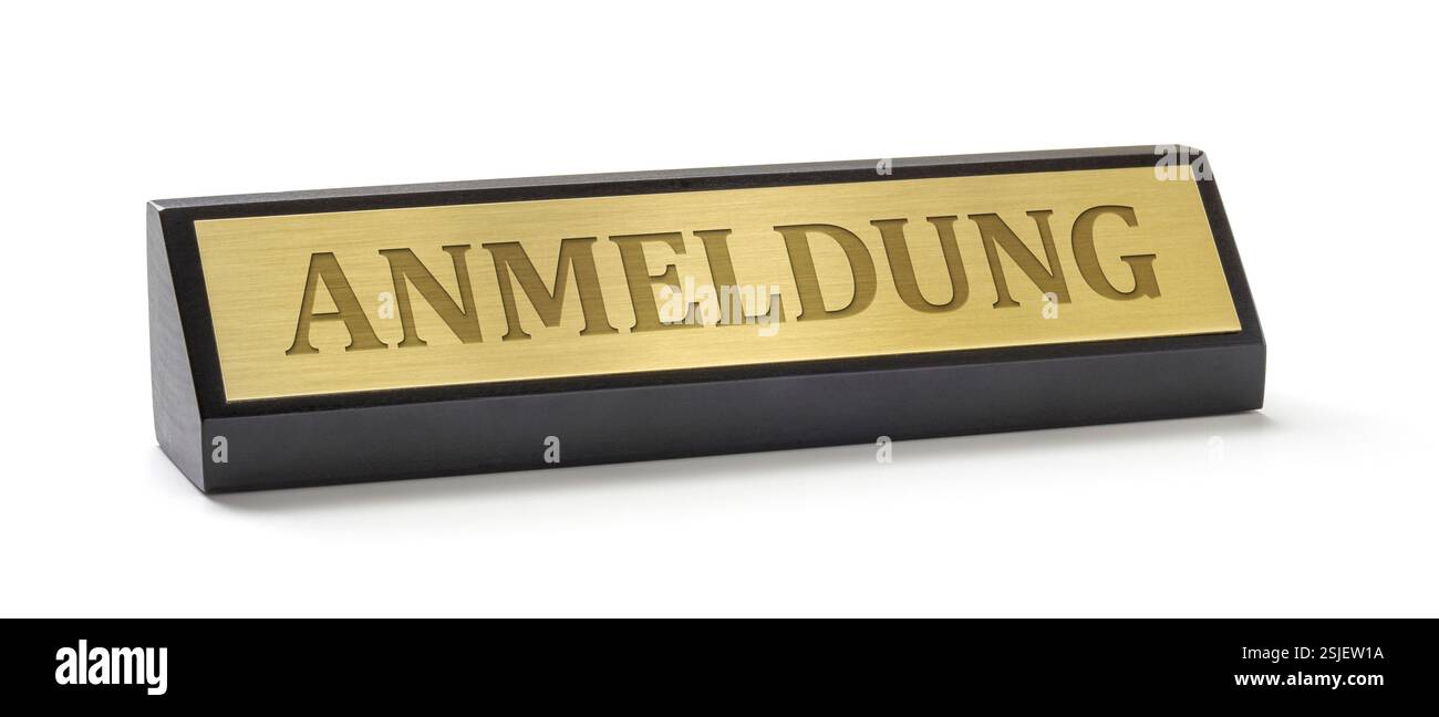 Table display on a white background - Registration Stock Photo - Alamy