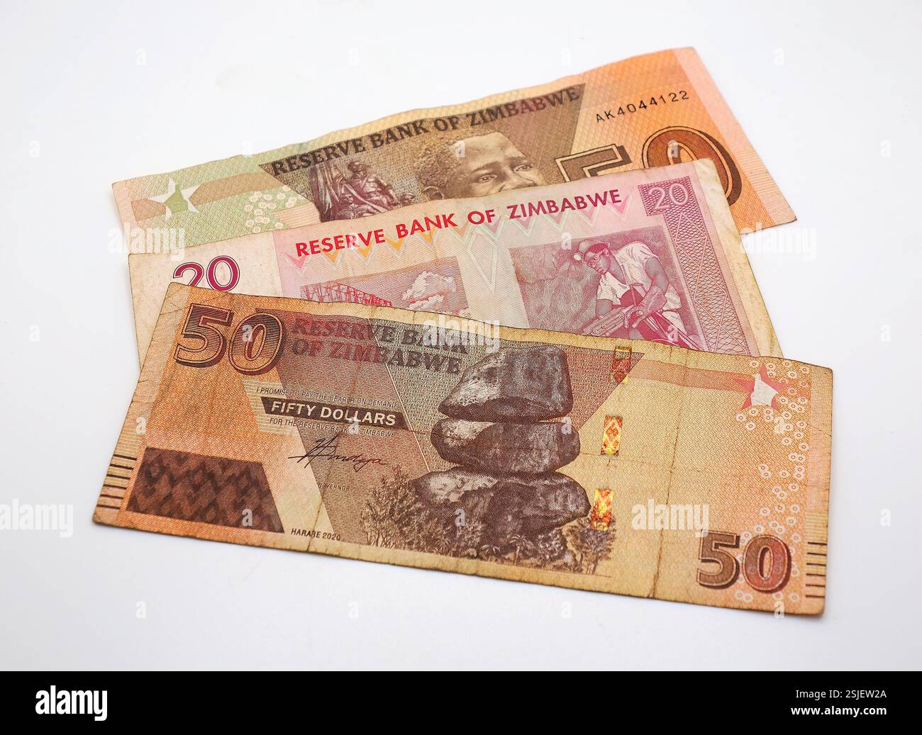 Zimbabwean dollar banknotes, Z$, Zimbabwe, Africa Stock Photo - Alamy
