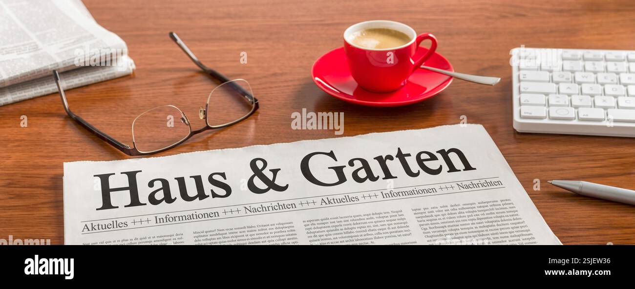 Newspaper journal office tool hi-res stock photography and images - Alamy