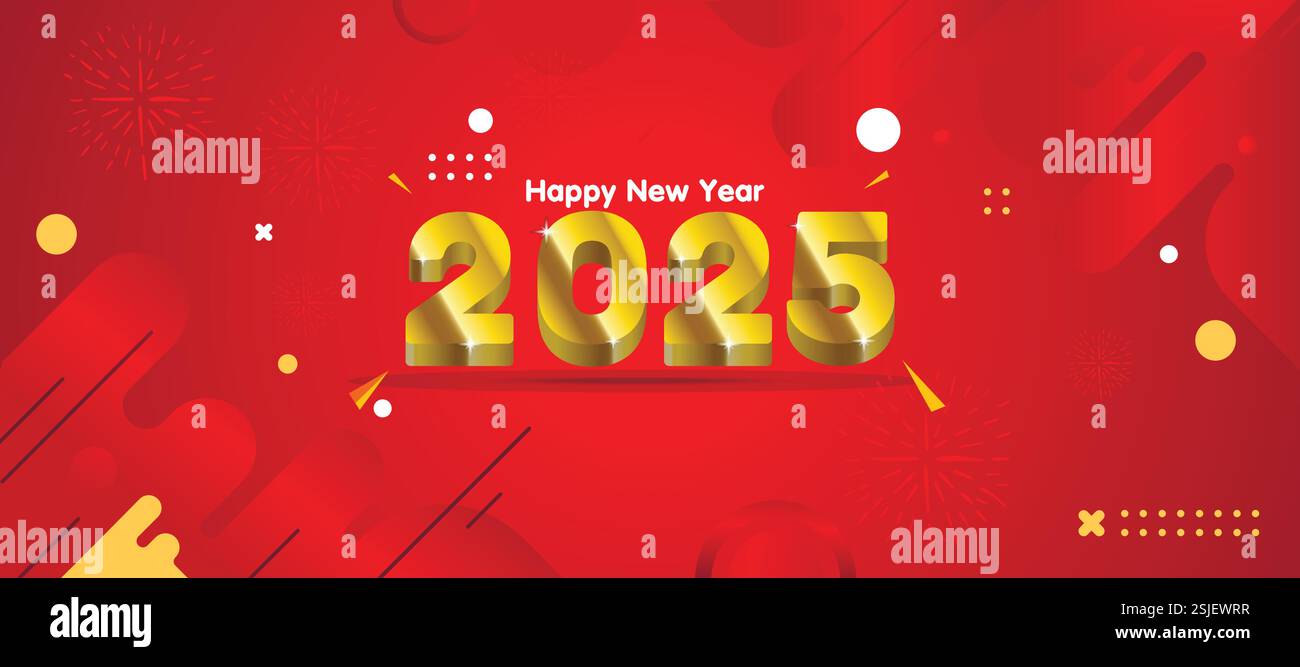 New year 2025 text wish Stock Vector Images - Alamy