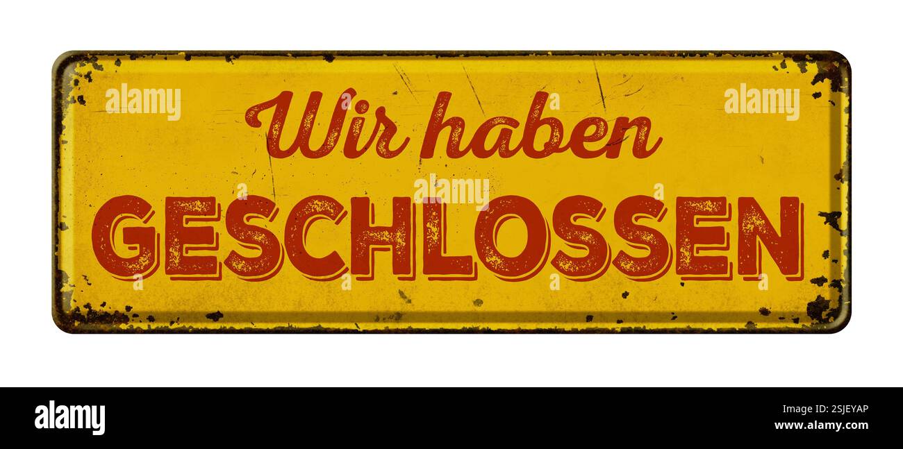 Old information sign Cut Out Stock Images & Pictures - Alamy