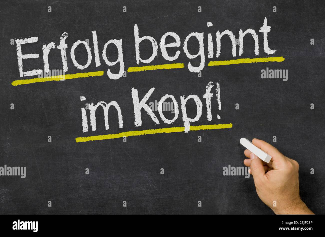 Success begins in the mind Stock Photo - Alamy