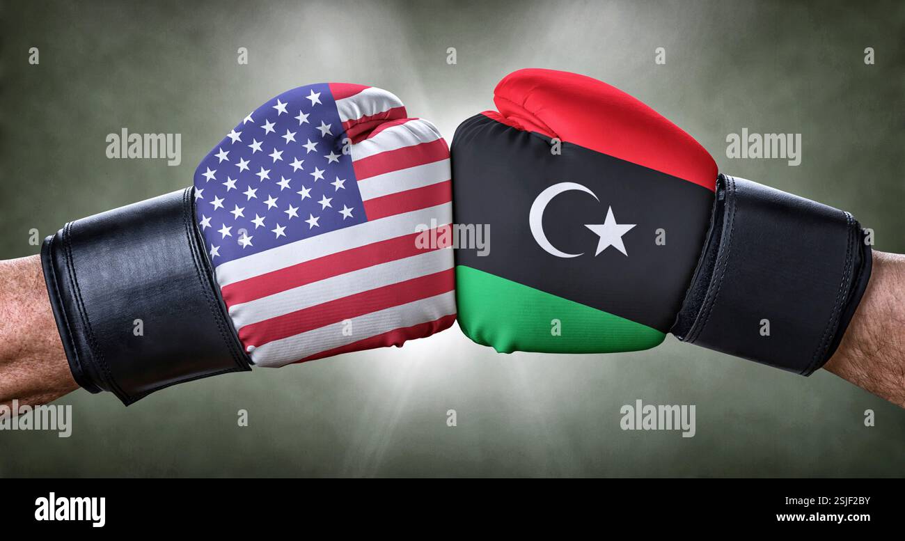 Boxing match usa against libya hi-res stock photography and images - Alamy