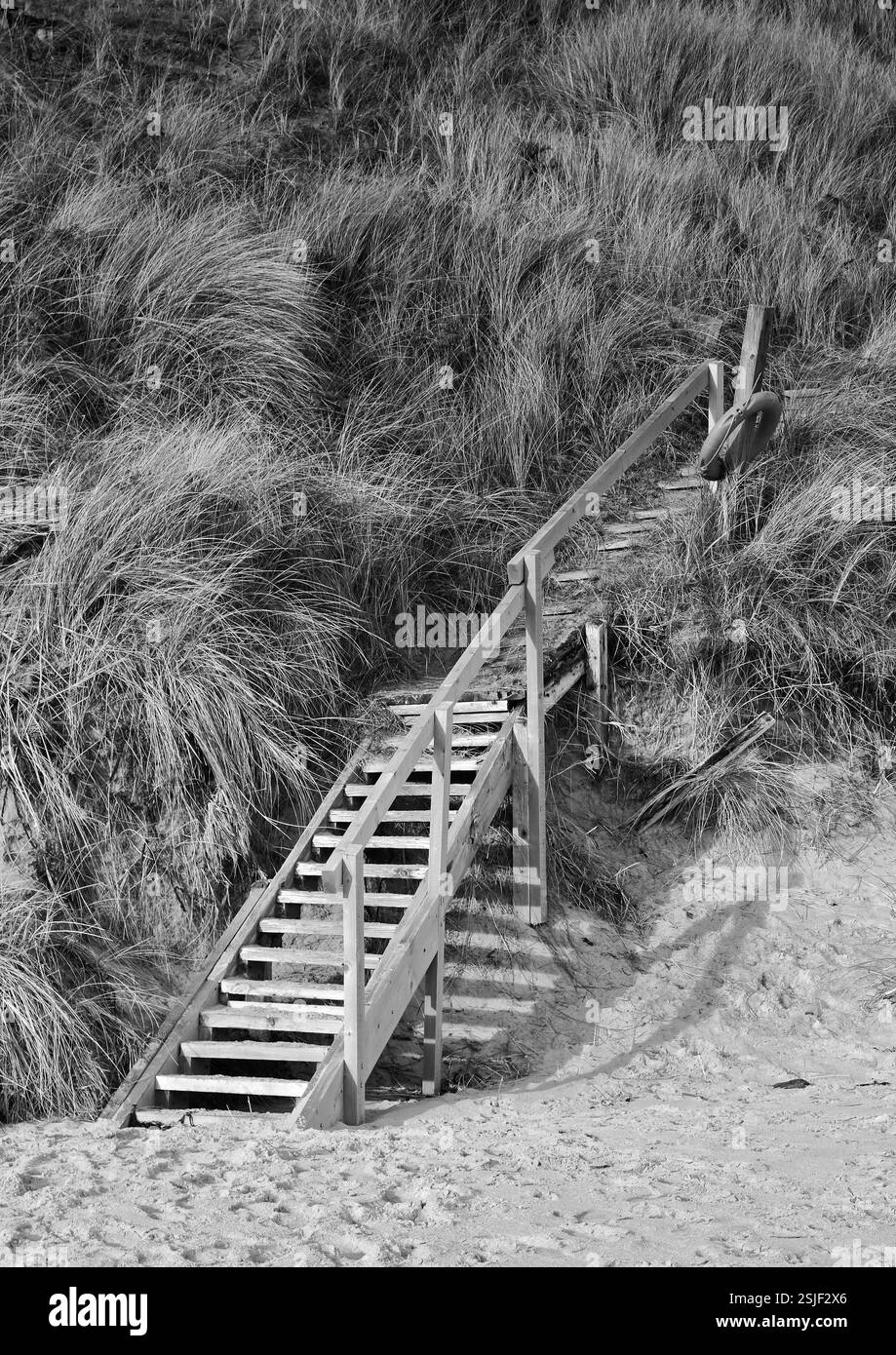 Steps access Black and White Stock Photos & Images - Alamy