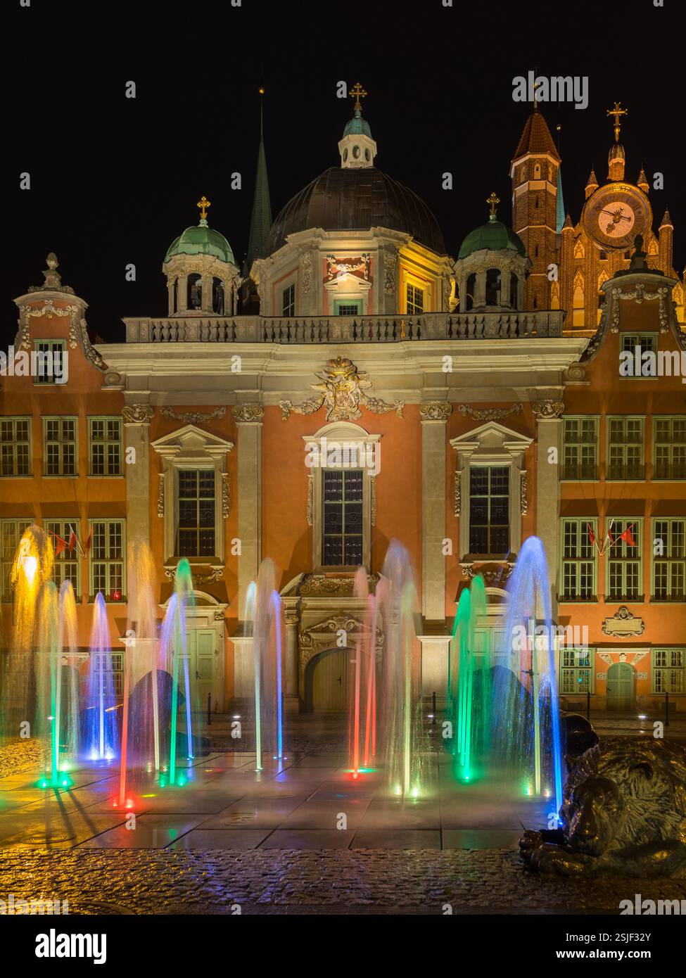 Gdansk, Poland - 19 October 2019: The Four Quarters Fountain. The ...