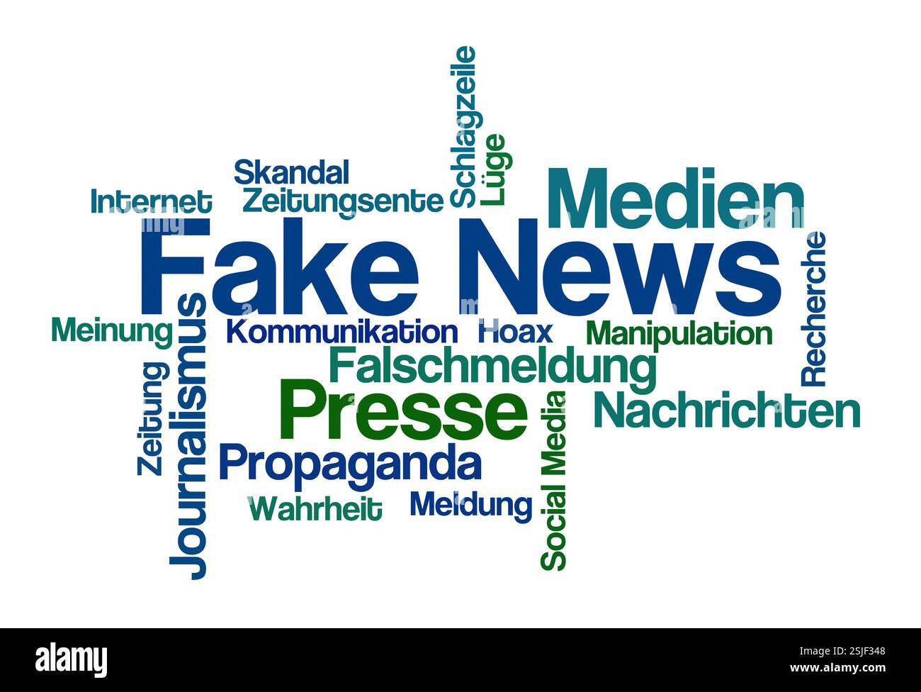Media news manipulation illustration Cut Out Stock Images & Pictures ...