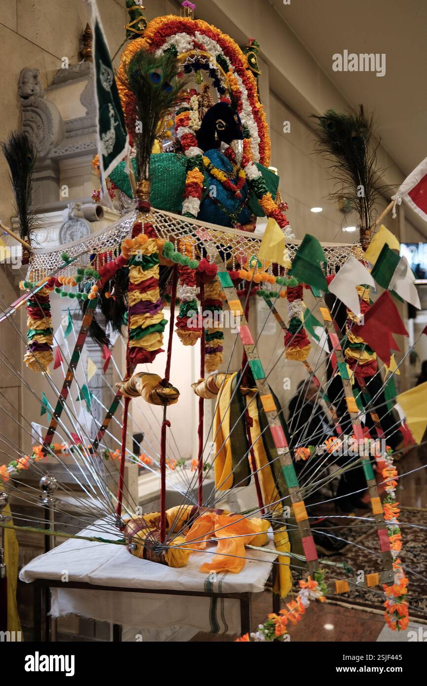 London, UK. 11th, February, 2025. Thaipusalm is celebrated at the East ...