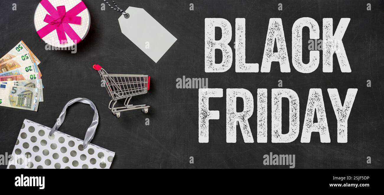 Black friday sale purchasing hi-res stock photography and images - Alamy