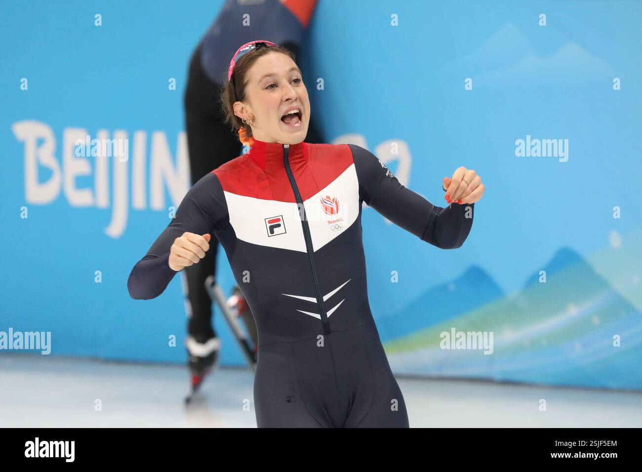 FEB 11, 2022 - Beijing, China: Suzanne Schulting of Netherlands ...