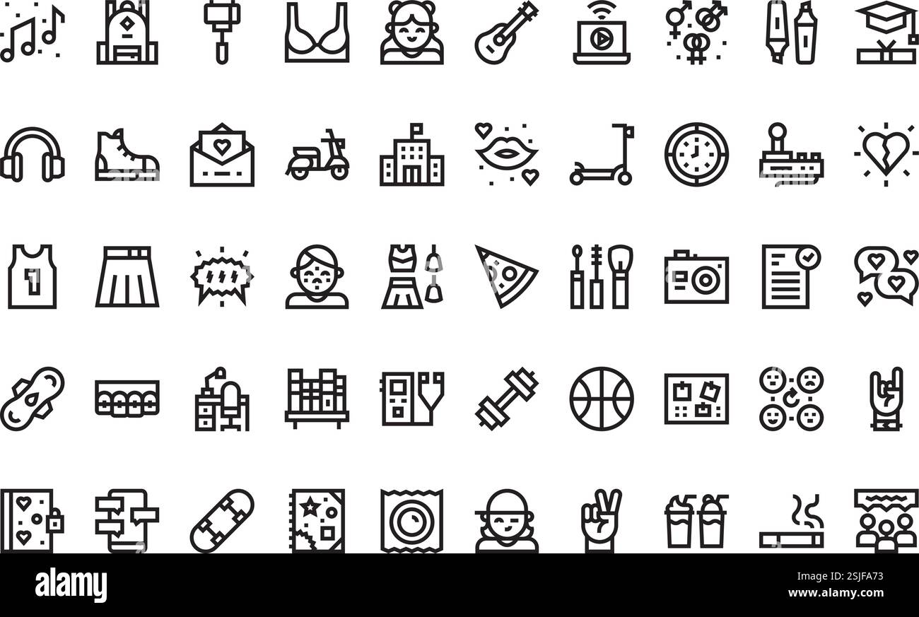 High-Quality Vector Icons Collection with Editable Stroke. Ideal for ...