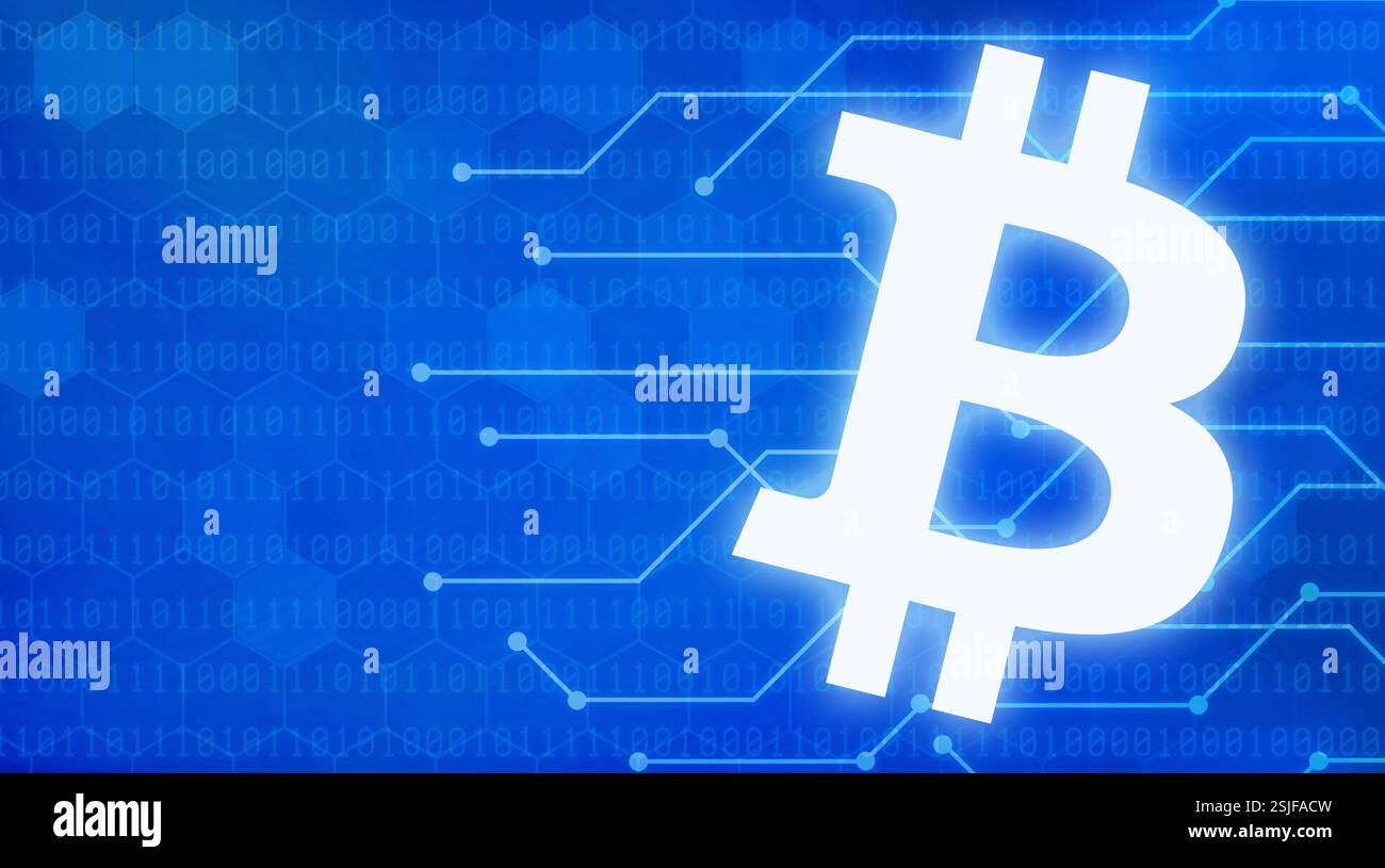 Cryptocurrency bitcoin numbers hi-res stock photography and images - Alamy
