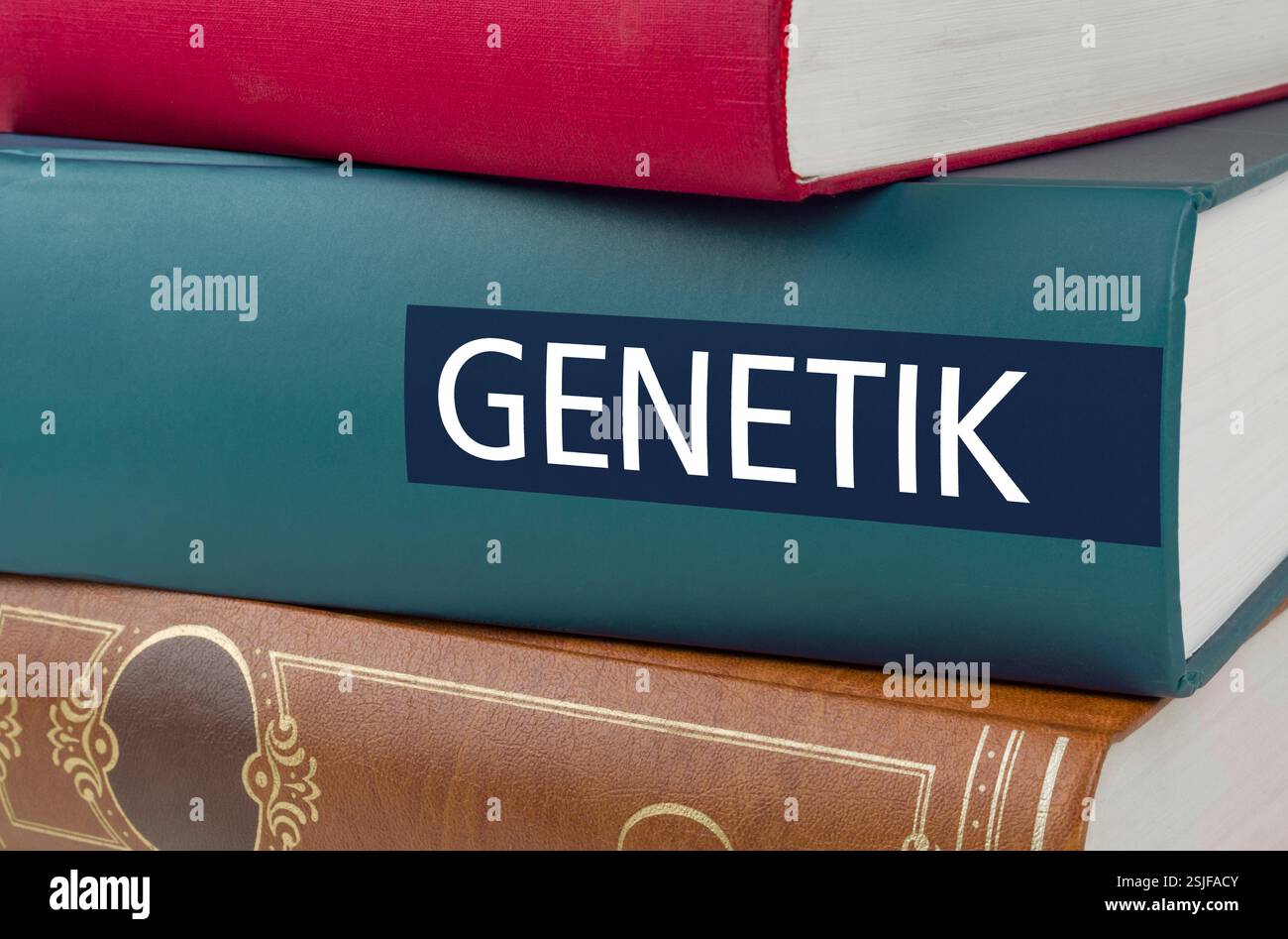 Book title - Genetics Stock Photo - Alamy