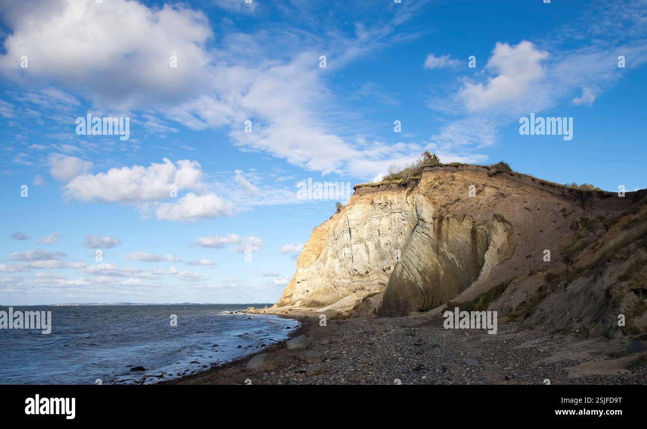 Landscape at the Limfjord in Denmark Stock Photo - Alamy