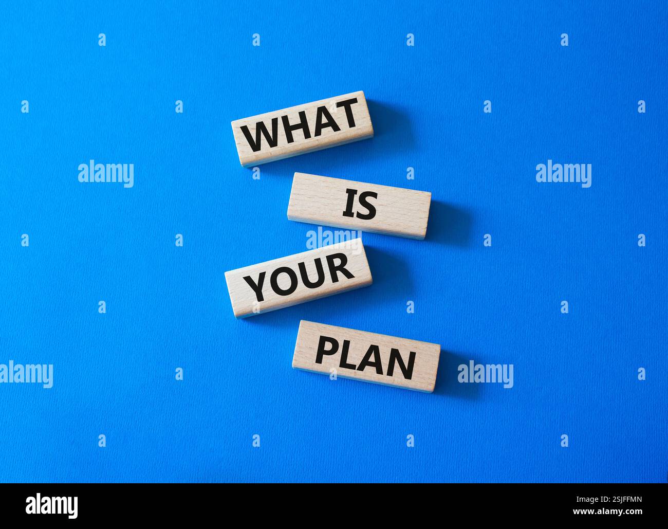 What is your plan symbol. Concept words What is your plan on wooden ...