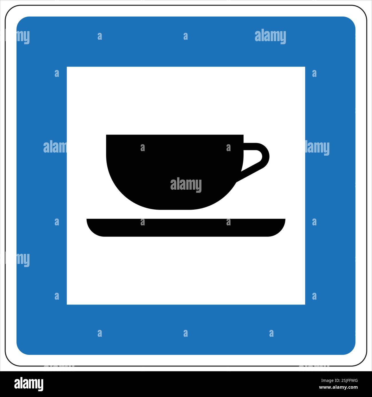 Rest on road Stock Vector Images - Alamy