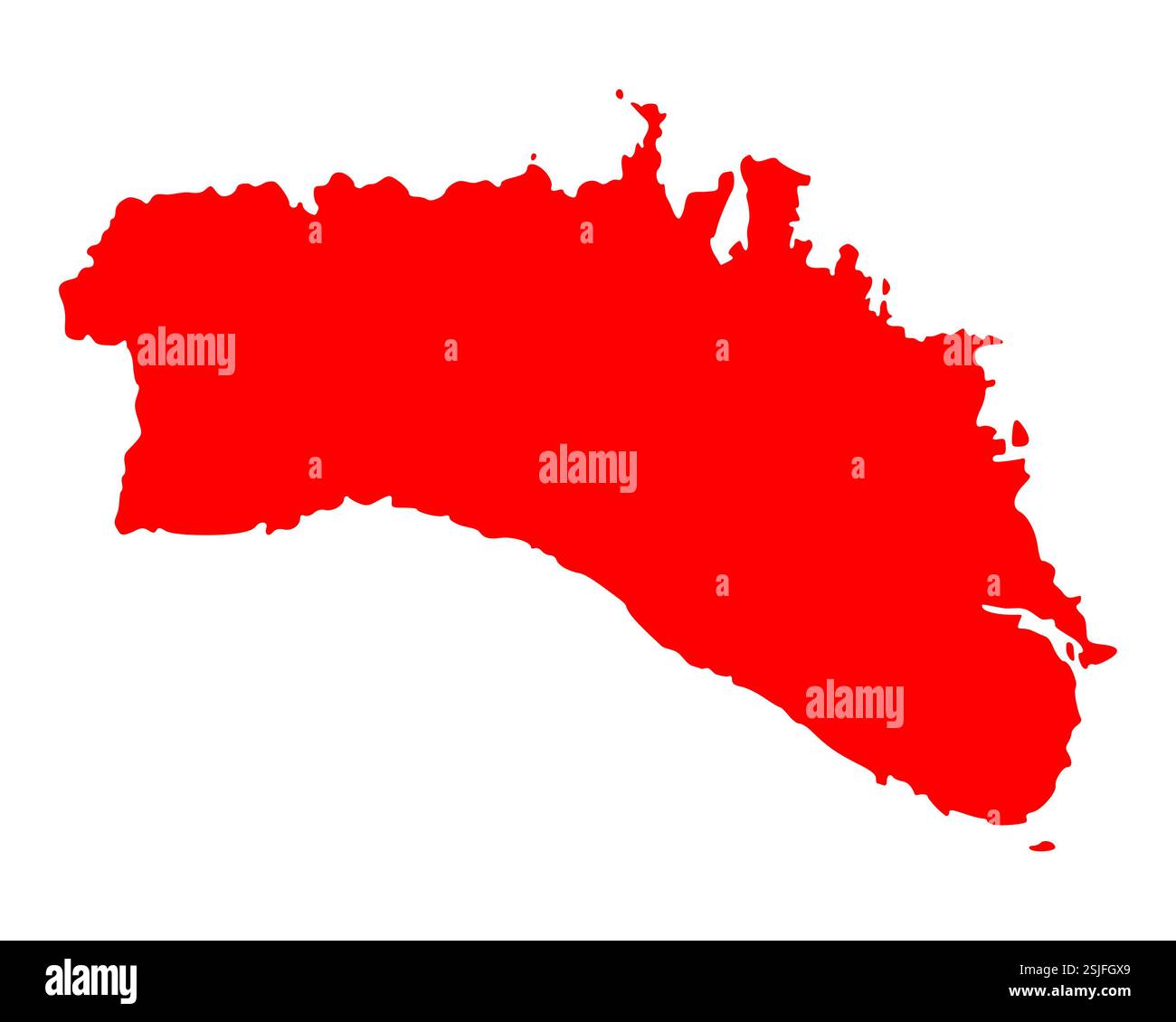 Map of Menorca Stock Photo - Alamy