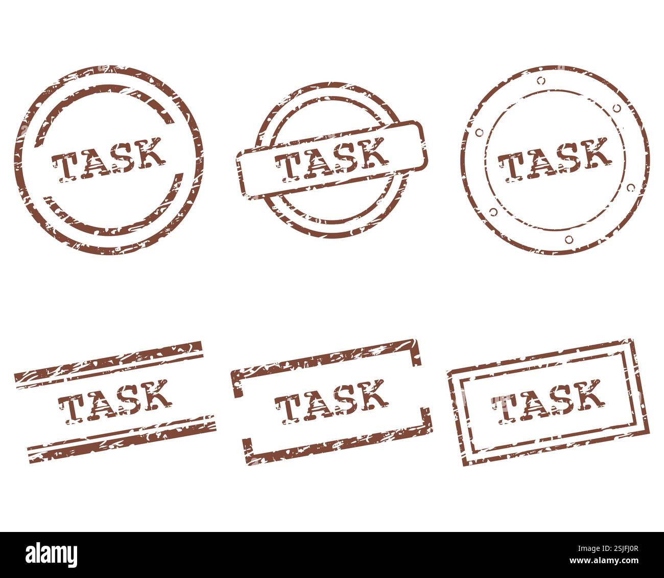 Task stamps hi-res stock photography and images - Alamy