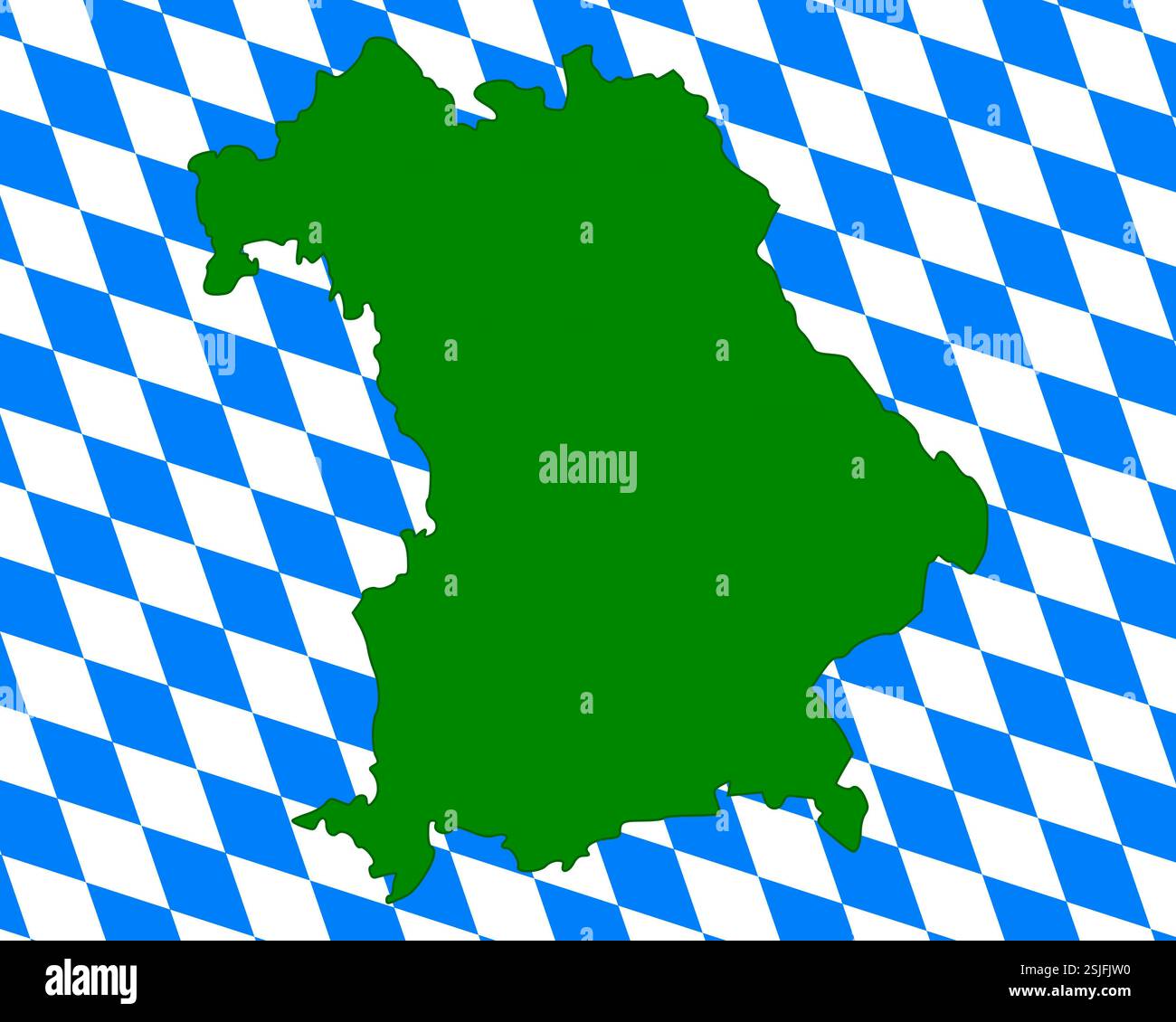 Bavaria map flag hi-res stock photography and images - Alamy