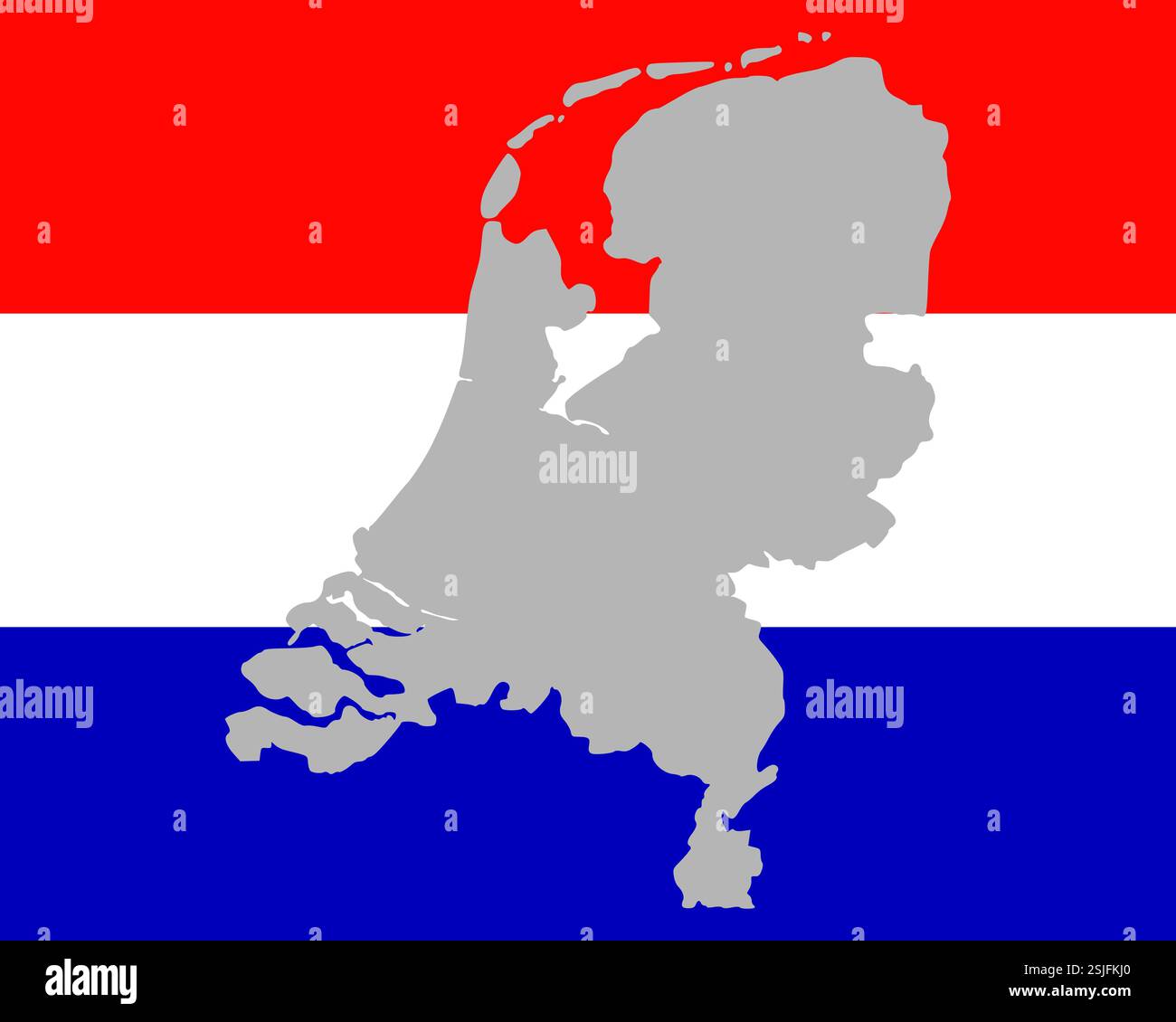 Map and flag of the Netherlands Stock Photo - Alamy