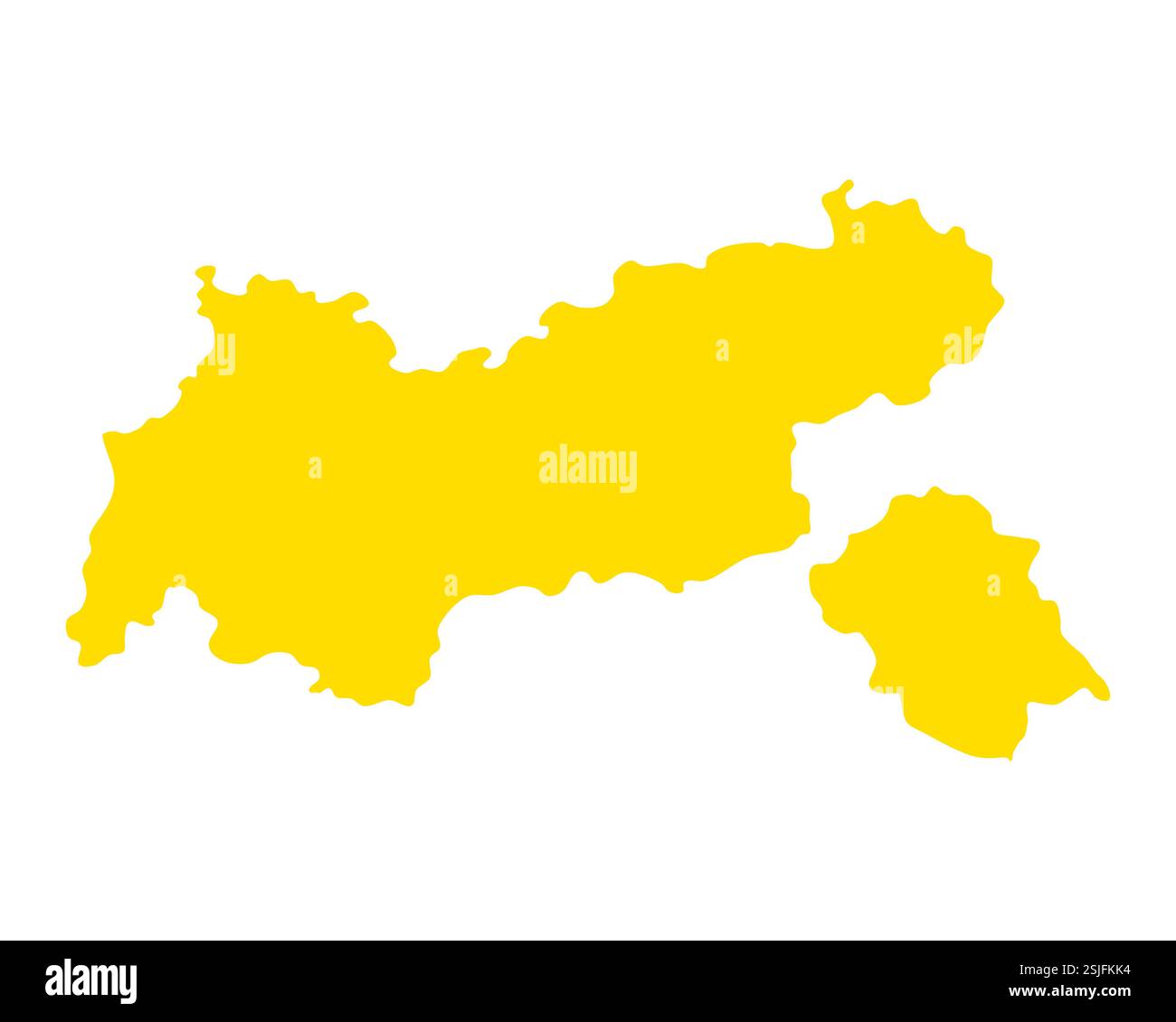 Map of Tyrol Stock Photo - Alamy
