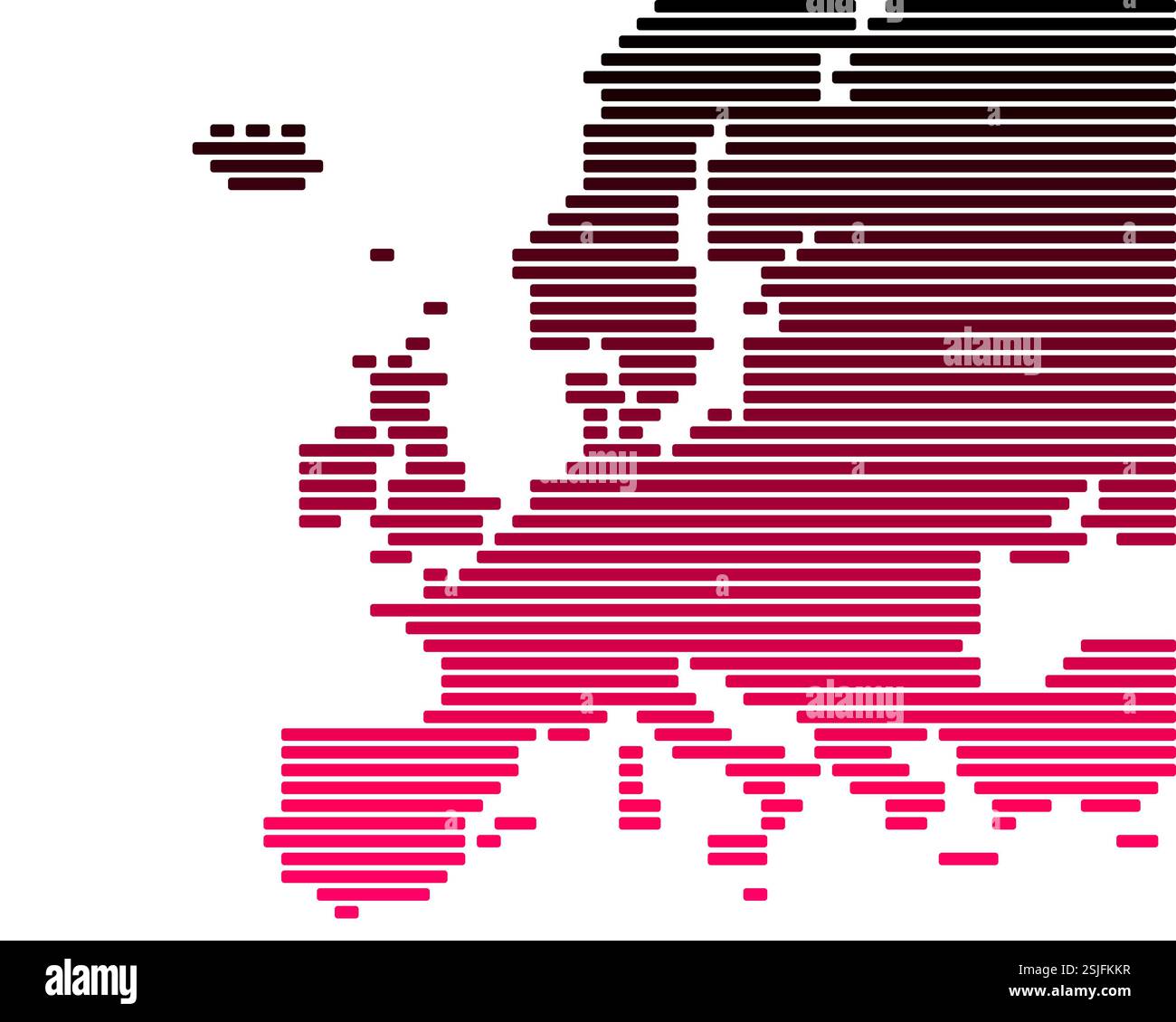 Map of Europe Stock Photo - Alamy