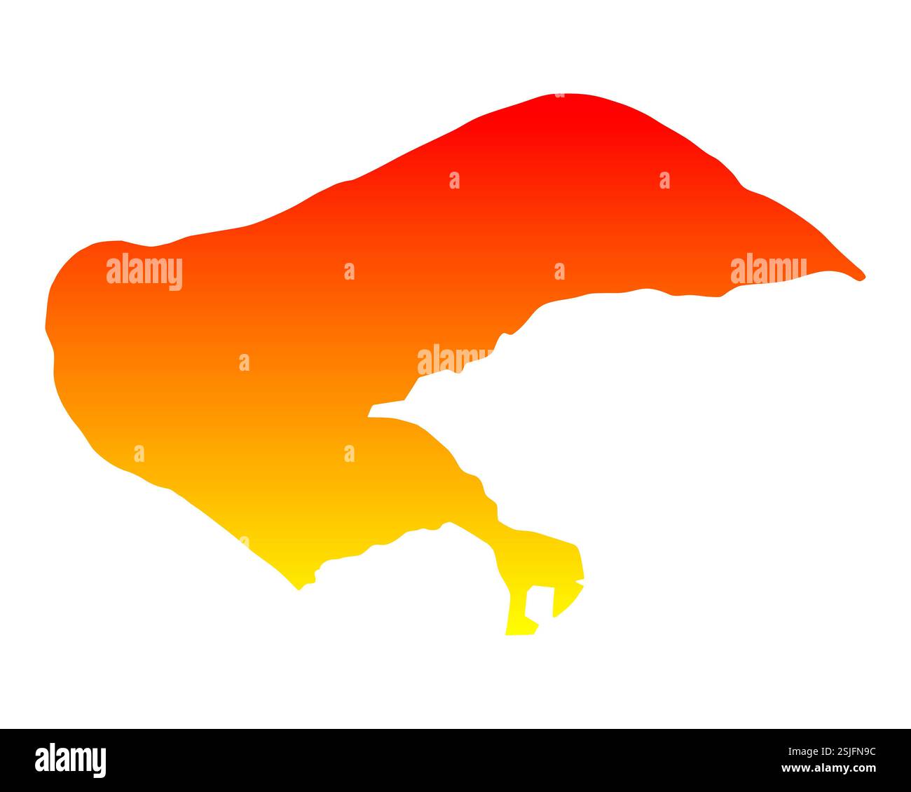 Borkum map hi-res stock photography and images - Alamy