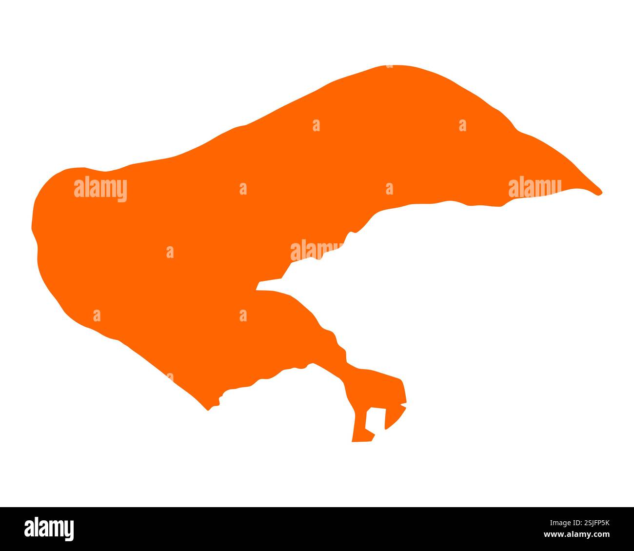 Map of Borkum Stock Photo - Alamy