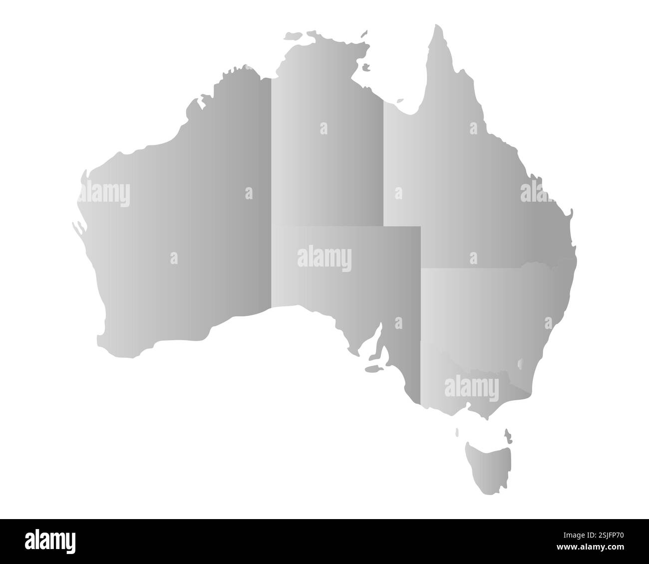Map of Australia Stock Photo - Alamy