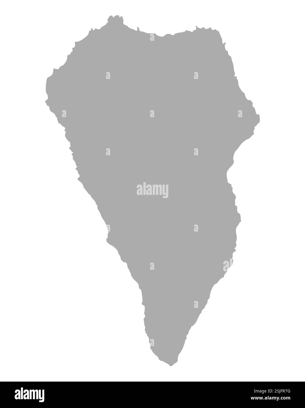 Map of La Palma Stock Photo - Alamy