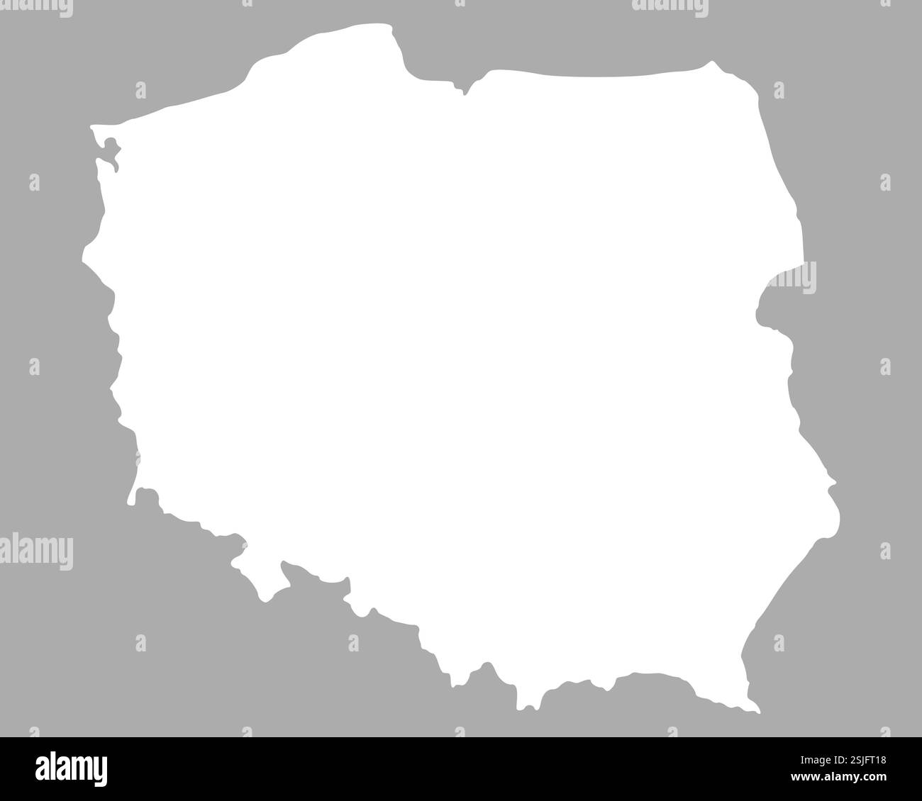 Map of Poland Stock Photo - Alamy