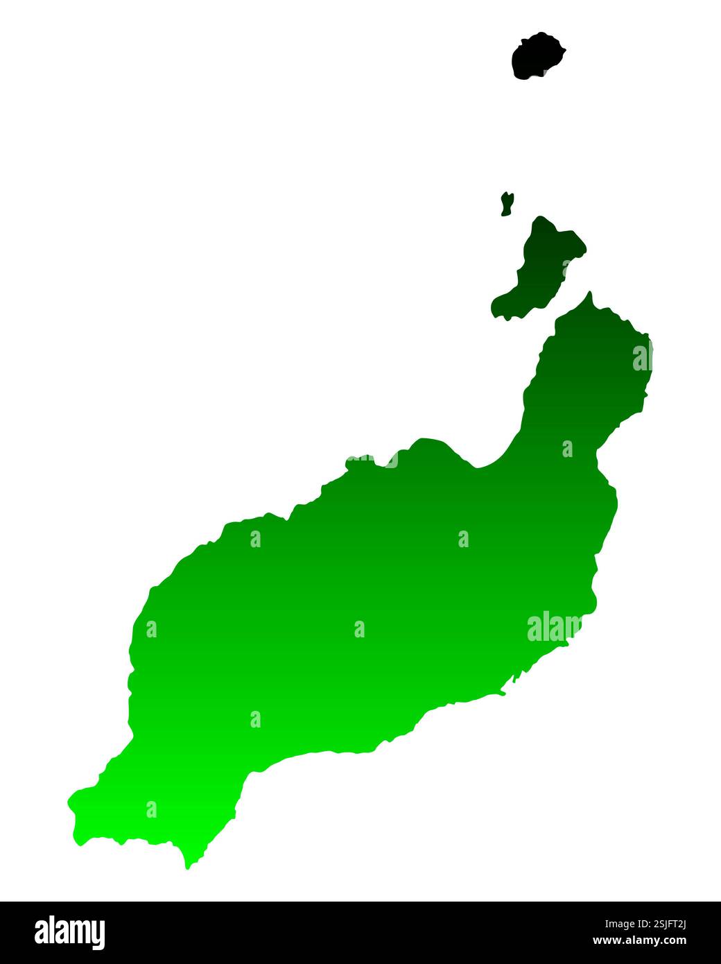 Map of Lanzarote Stock Photo - Alamy