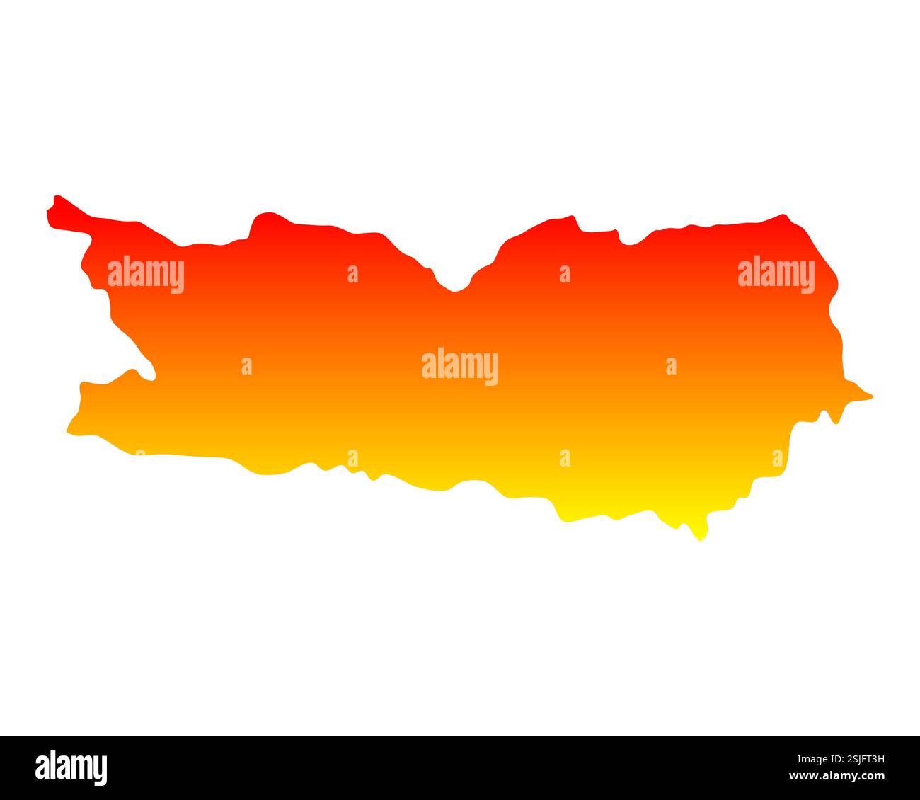 Map of Carinthia Stock Photo - Alamy