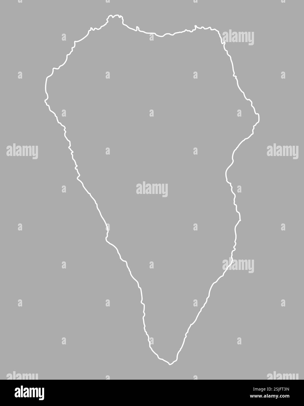 Map of La Palma Stock Photo - Alamy