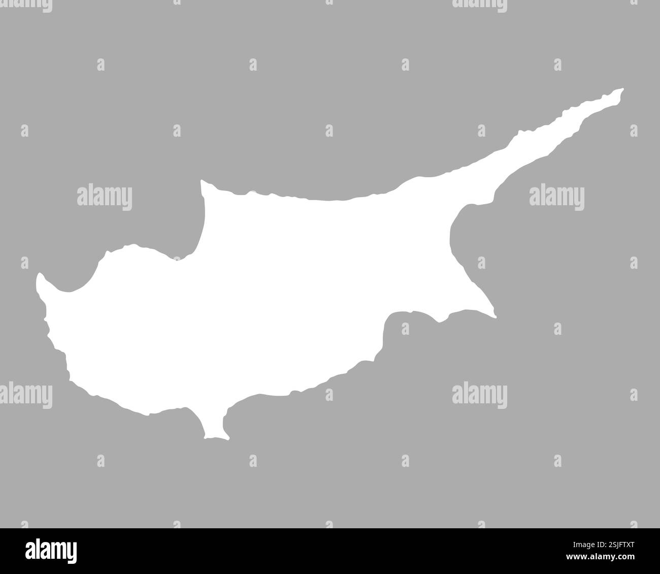 Cyprus map Black and White Stock Photos & Images - Alamy