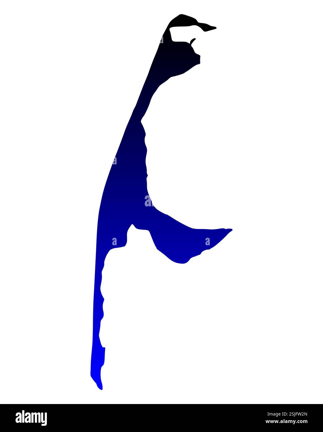 Map of Sylt Stock Photo - Alamy