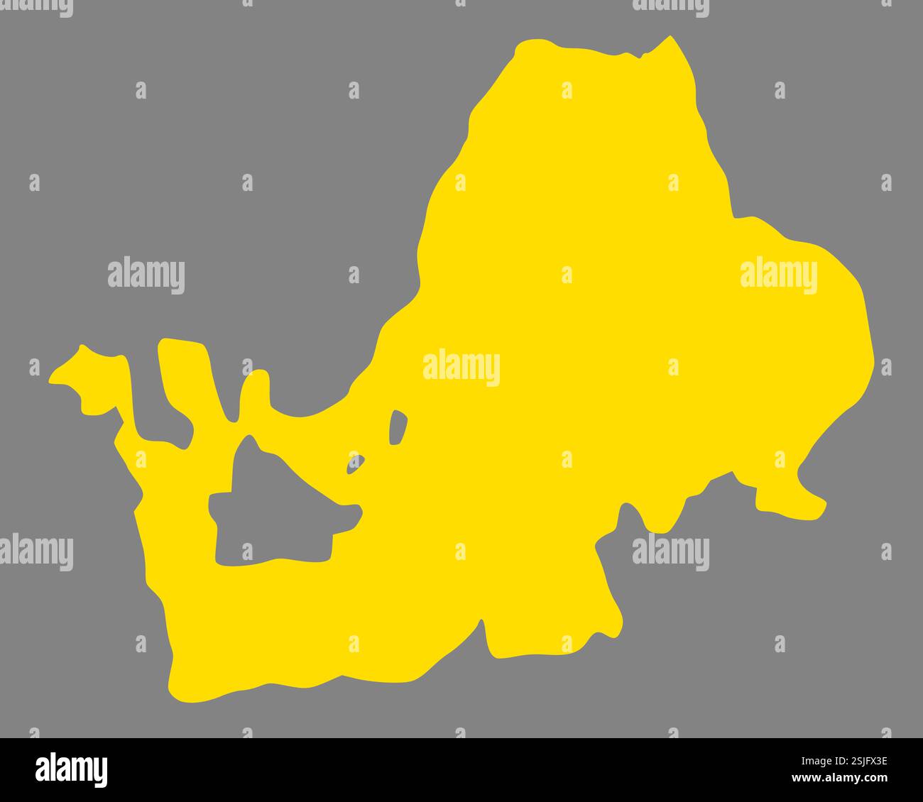 Map of Lake Chiemsee Stock Photo - Alamy
