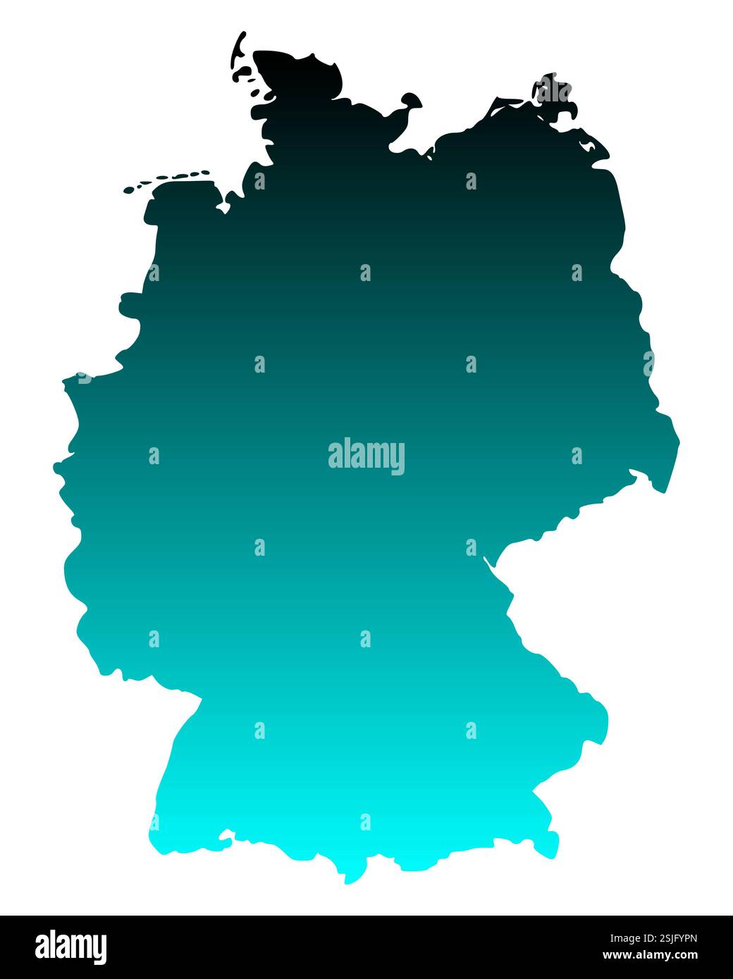 Map of Germany Stock Photo - Alamy